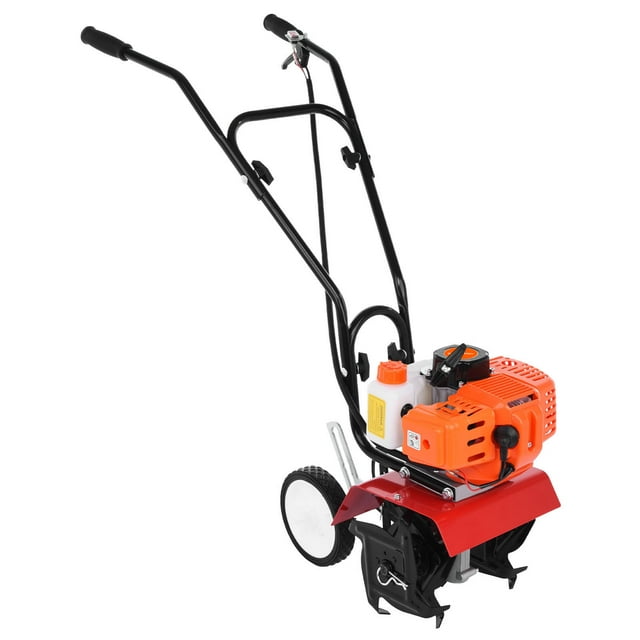 ZNNT 52CC 2 Cycle Gas Power Walk Behind 7.9 Inch Garden Cultivator ...
