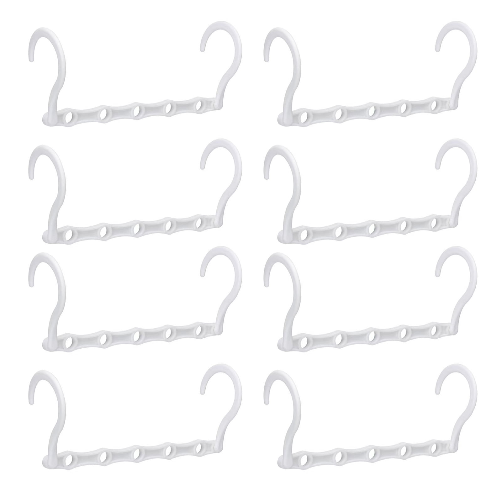ZNNT 8Pcs Clothes Hangers with 360-Degree Swivel Hook Strong Load ...