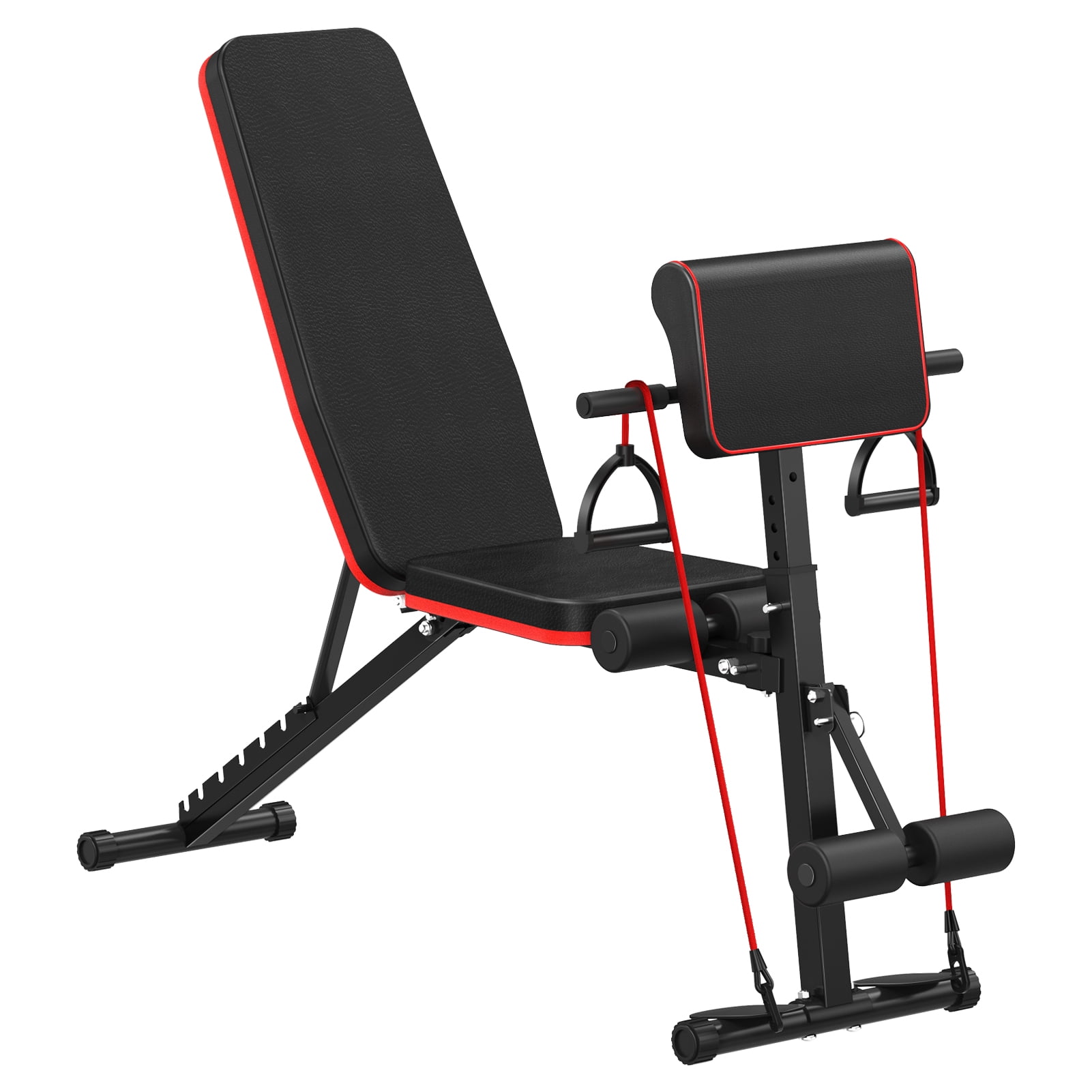 ZNNT Adjustable Weight Bench for Home Gym Strength Training, Foldable ...