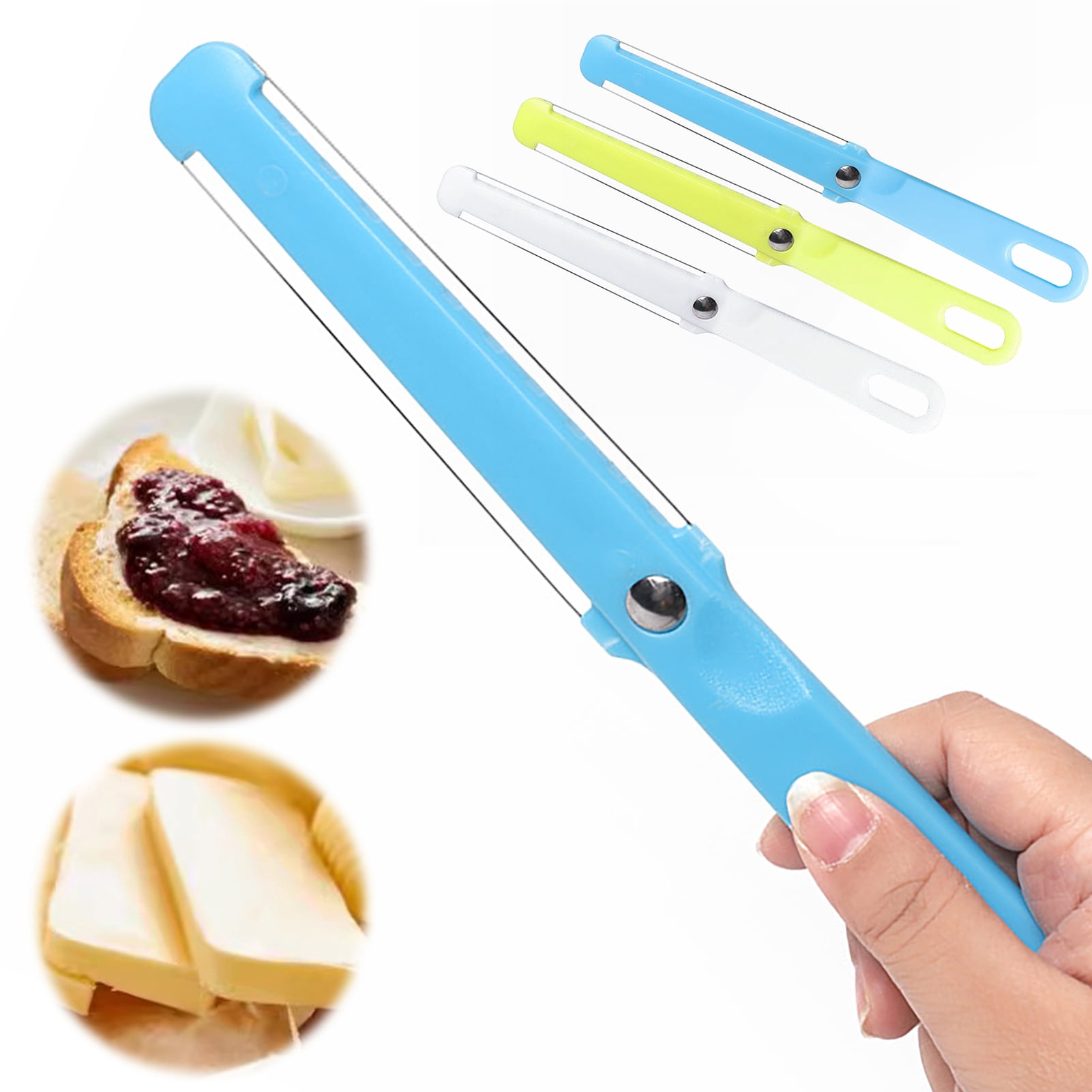 ZNNT Butter Cutter Ergonomic Handle Butter Slicer Cutter Multipurpose ...
