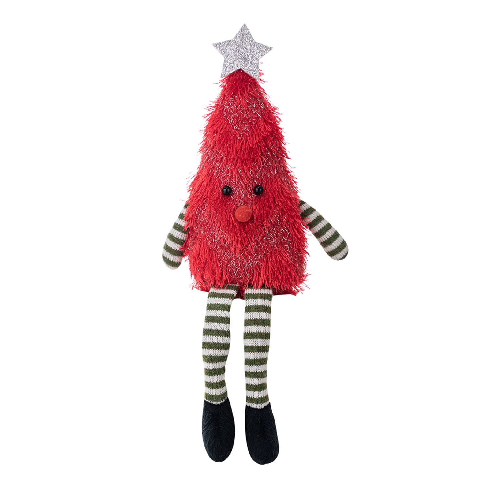 ZNNT Christmas Gnome Decoration Fluffy Christmas Tree Doll with Glitter ...