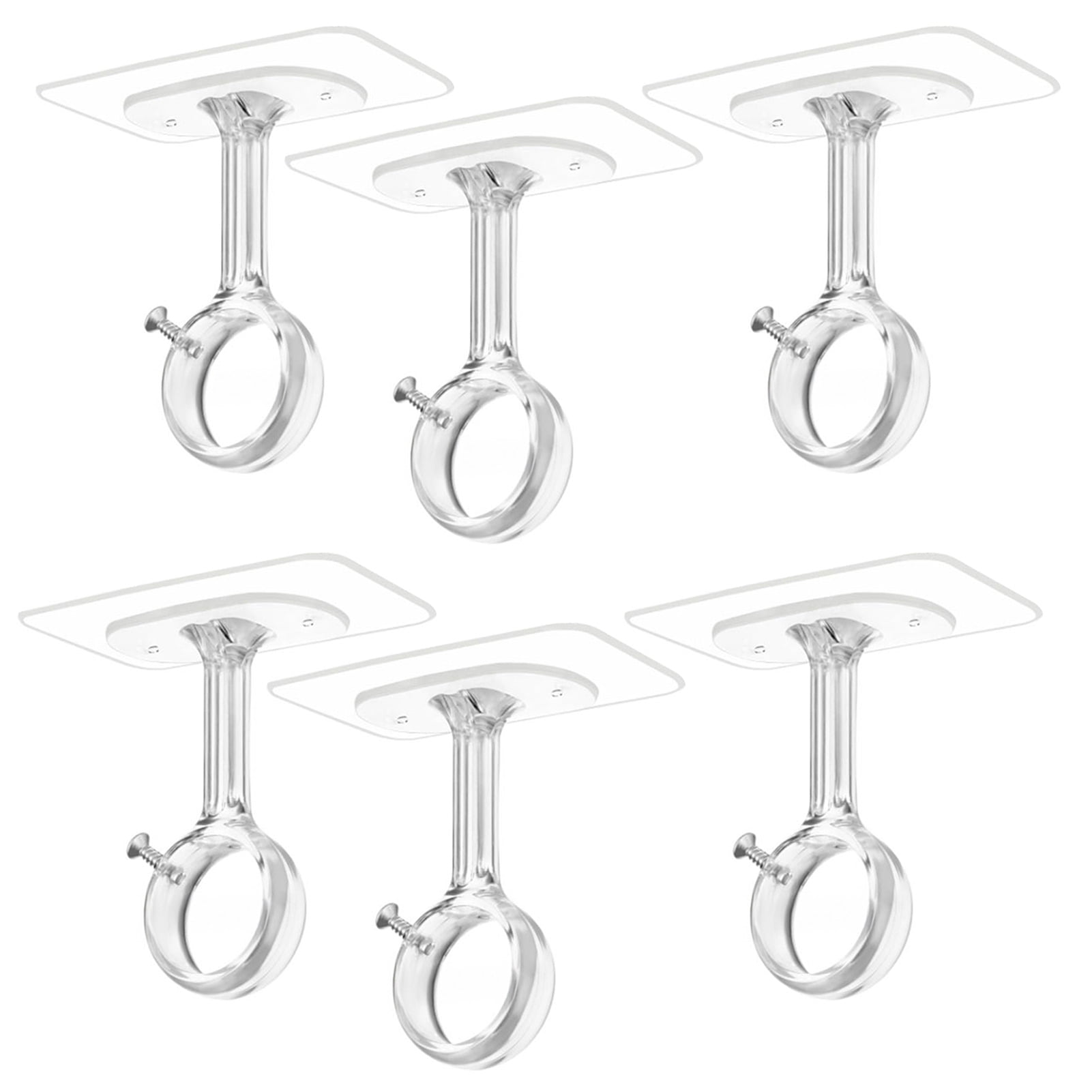 ZNNT Curtain Rod Holder Brackets Strong Load-bearing Adjustable Simple ...