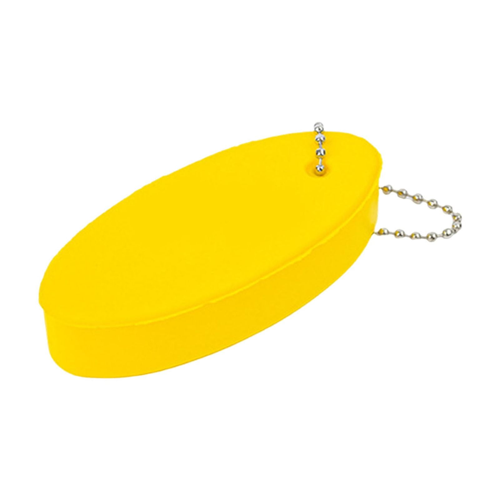 ZNNT Floating Keyring Waterproof Vinyl Foam Bright Color Oval Float Key ...