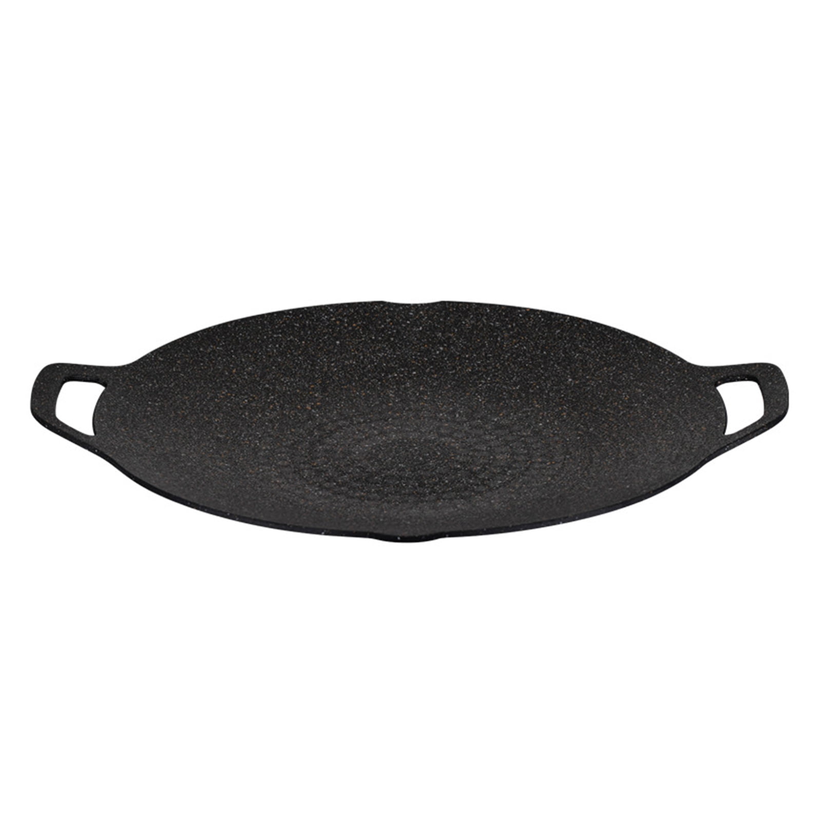 ZNNT Korean BBQ Grill Pan Non-stick Round Baking Pan for Indoor Cooking ...