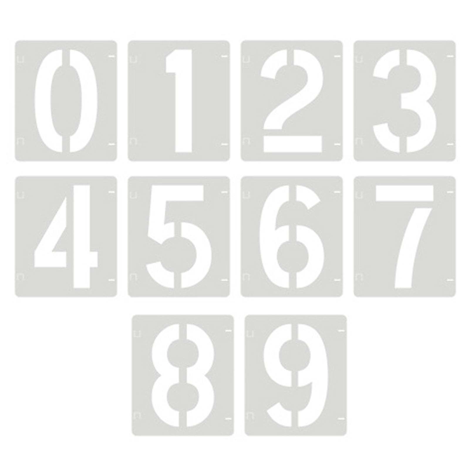 ZNNT Letter Stencils And Numbers PET Reusable Templates for DIY Art ...