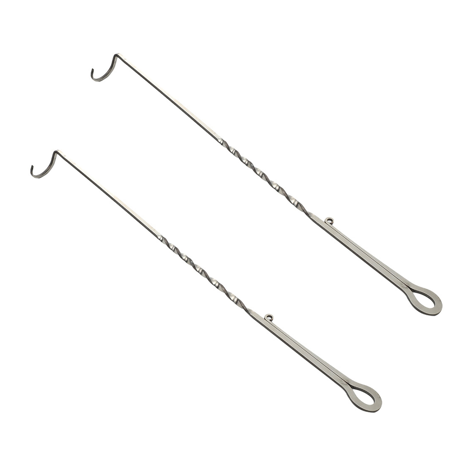 ZNNT Pigtail Food Flipper Stainless Steel Grill Turner Hook Ergonomic ...