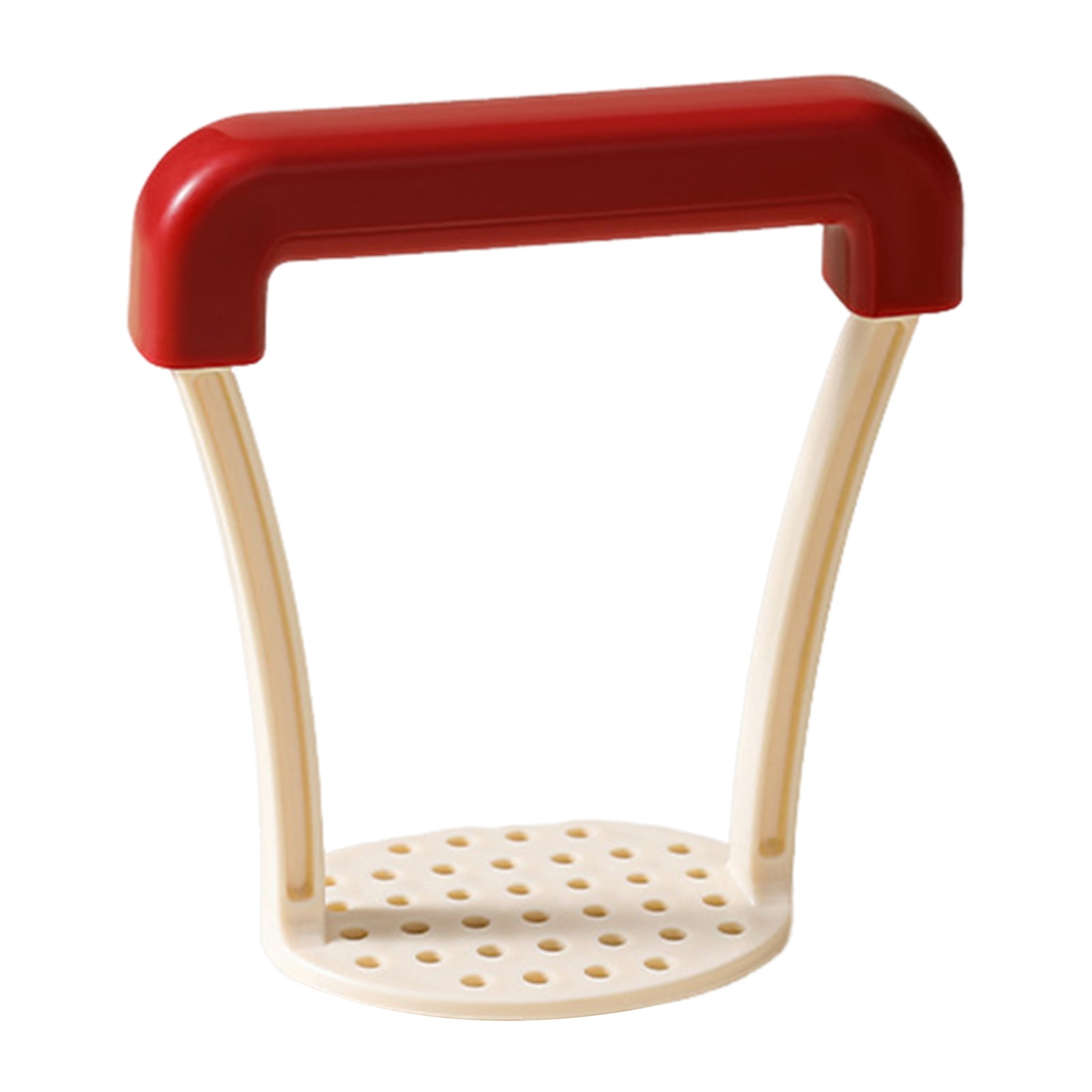 ZNNT Potato Masher with Ergonomic Handle Manual Potato Press Honeycomb Round Hole Mashed Potato ...