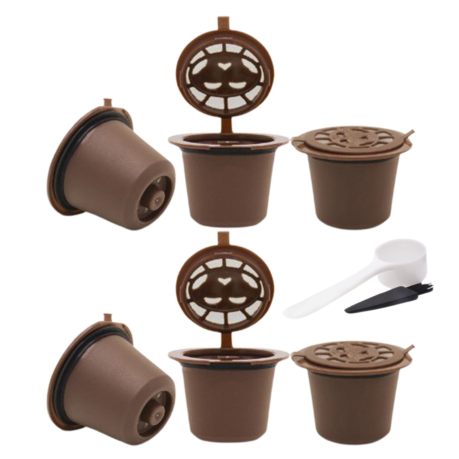 ZNNT Refillable Espresso Coffee Capsule Coffee Filters No Spills ...