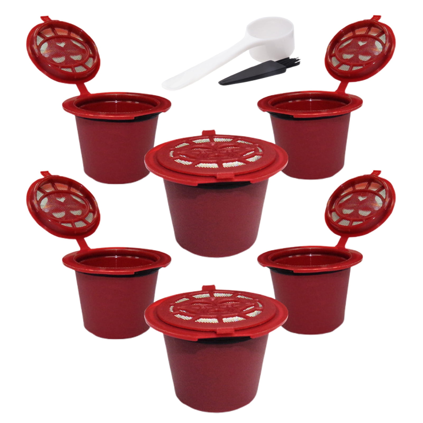 ZNNT Refillable Espresso Coffee Capsule Coffee Filters No Spills ...