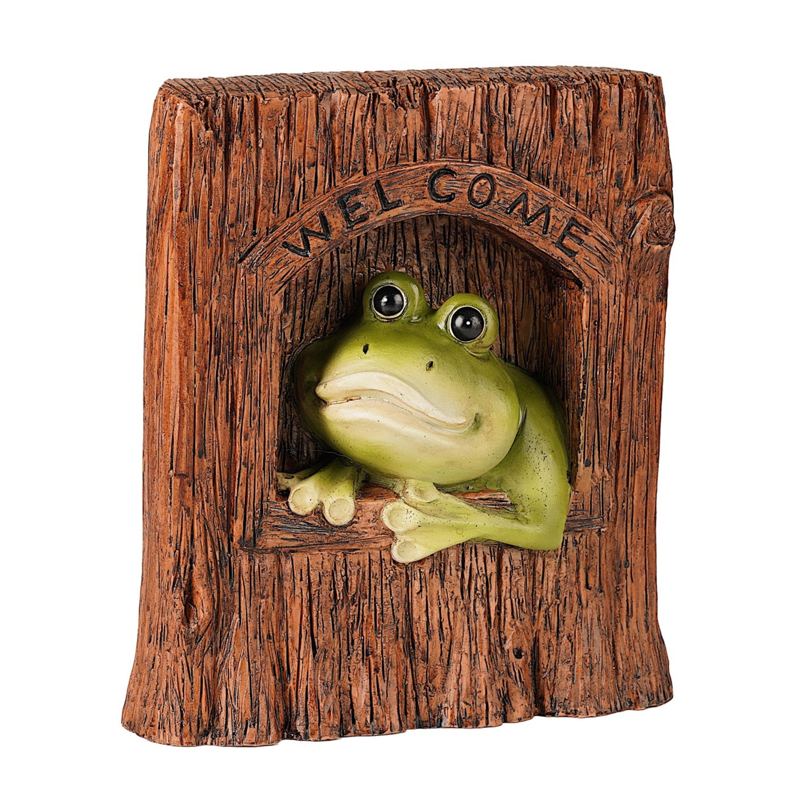 ZNNT Wall Art Frog Ornament Resin Frog Statue Wall Mounted Frog ...