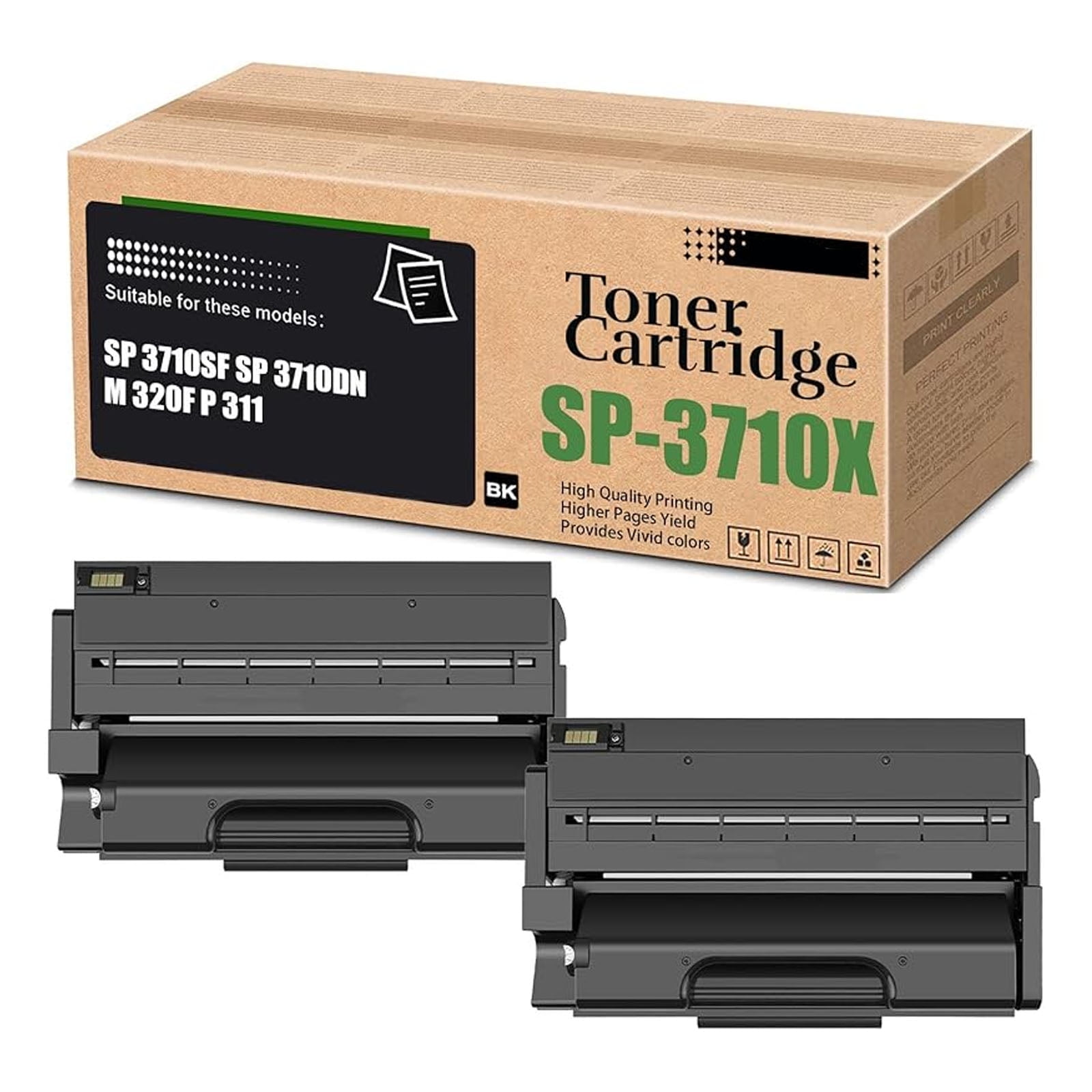 NVVWRSC SP-3710X Toner Cartridge High Yield Replacement Compatible for ...