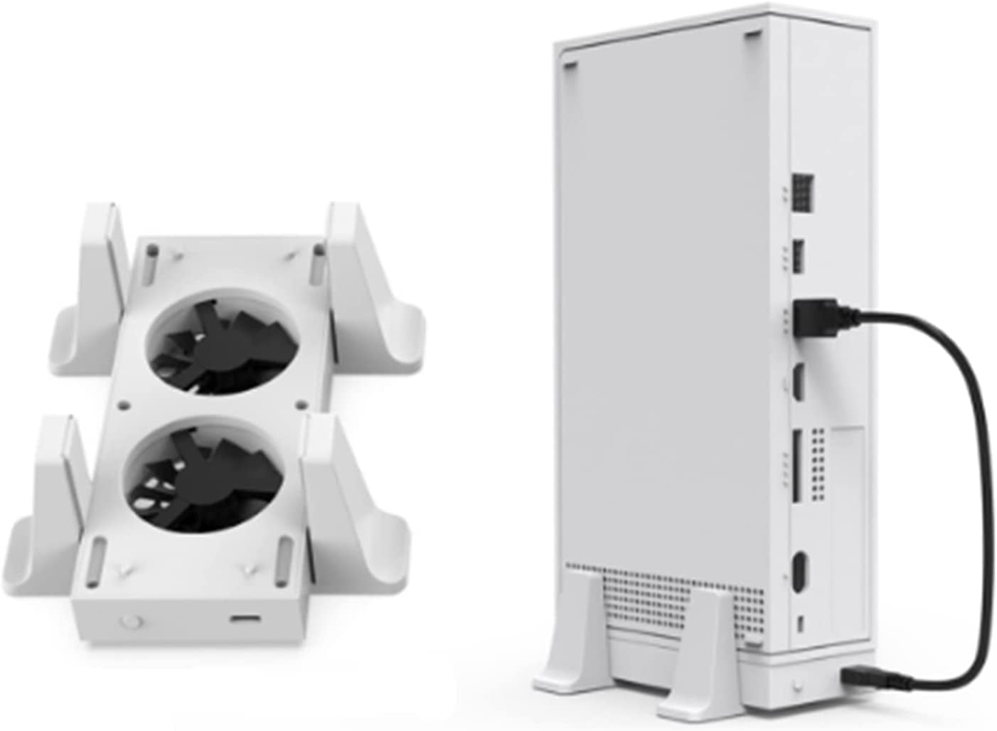 ZOAONWKS Vertical Cooling Fans Stand for Xbox Series S Console Smart ...