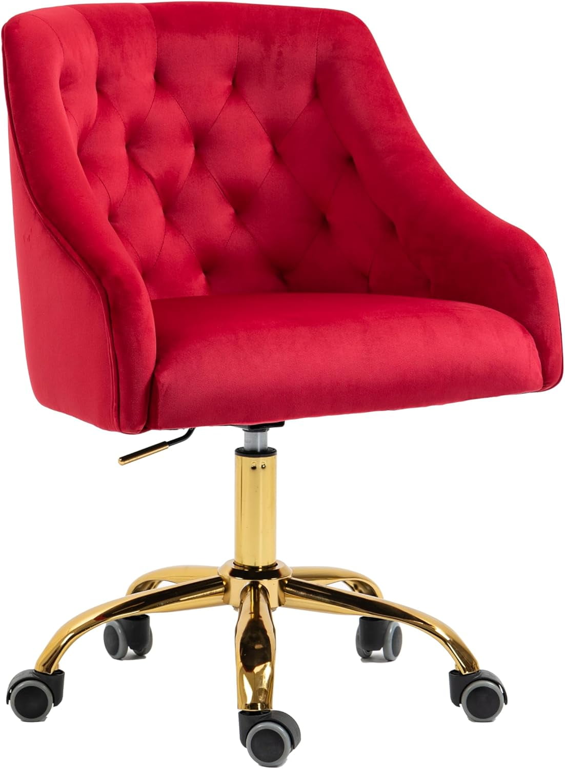ZOBIDO Comfy Home Office Task Chair with Wheels, Cute Modern ...