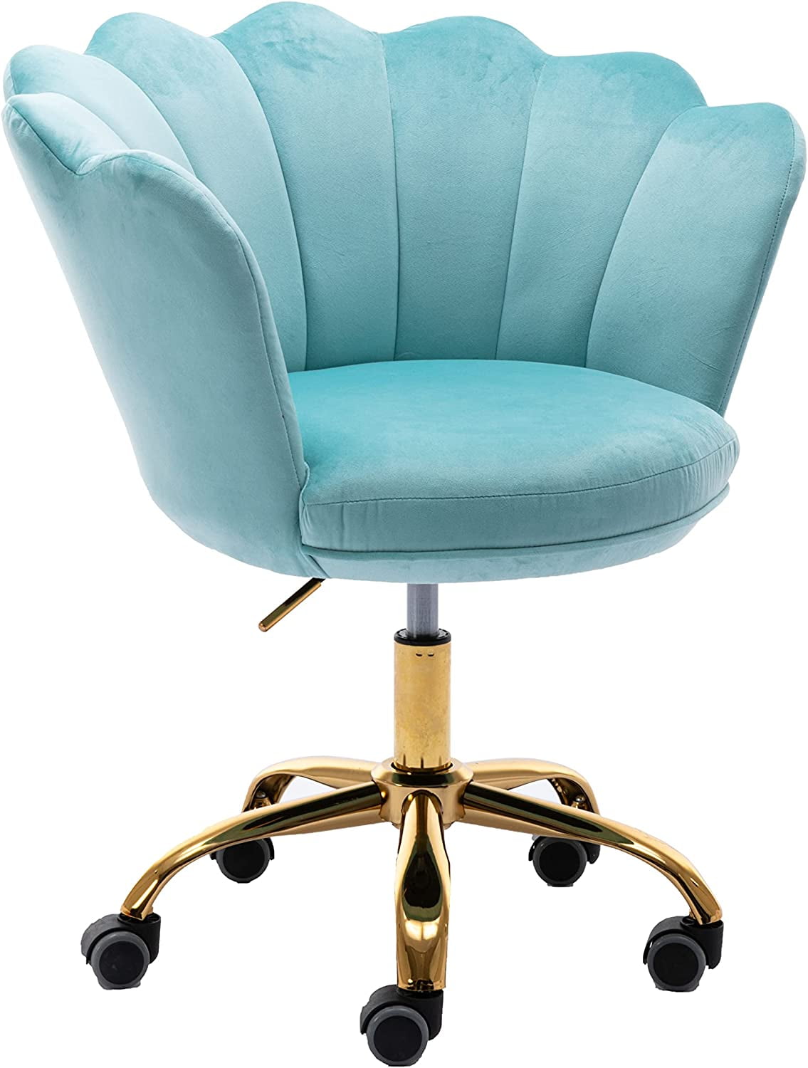 ZOBIDO Comfy Home Office Task Chair with Wheels, Cute Modern ...