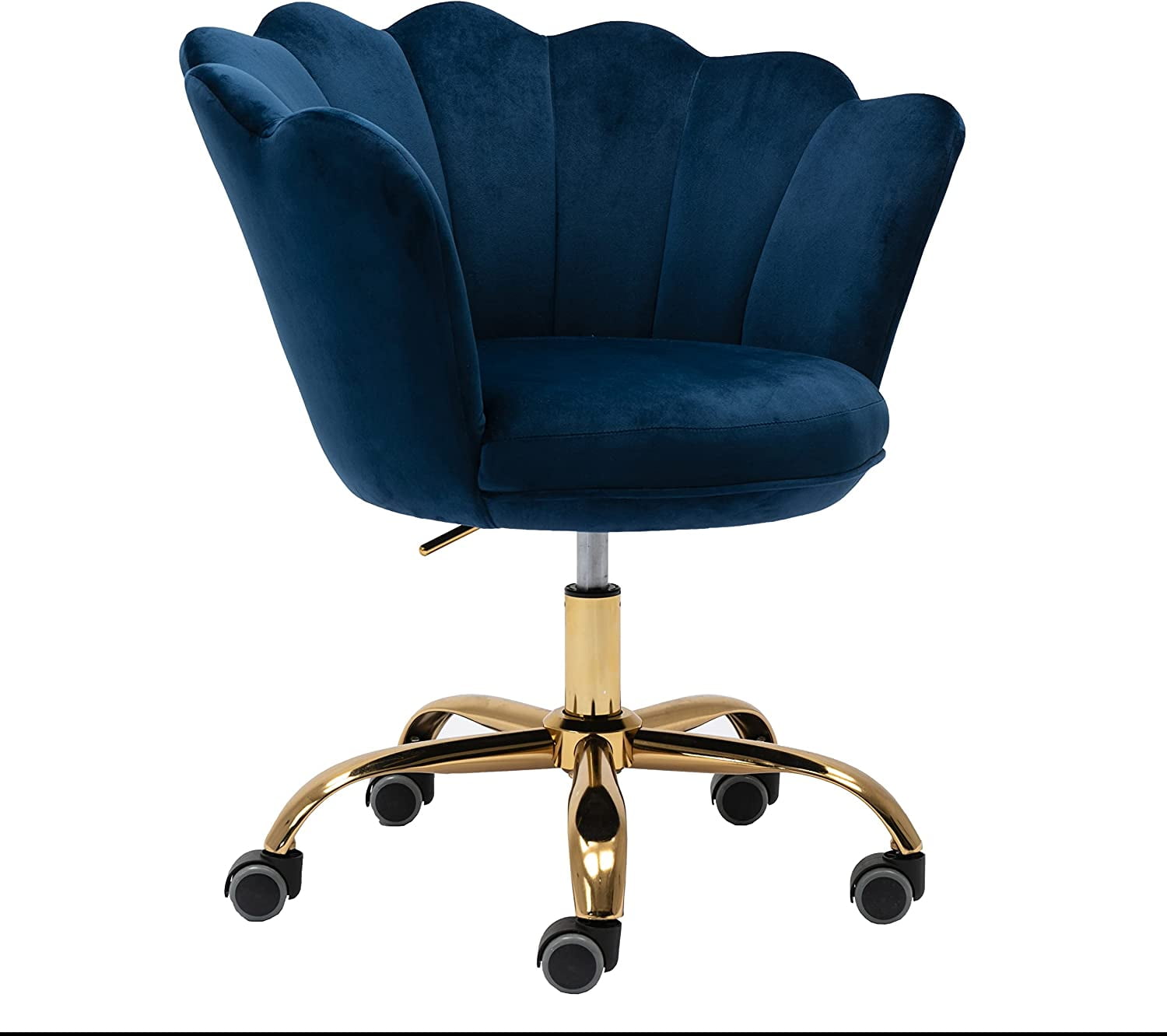 ZOBIDO Comfy Home Office Task Chair with Wheels, Cute Modern ...