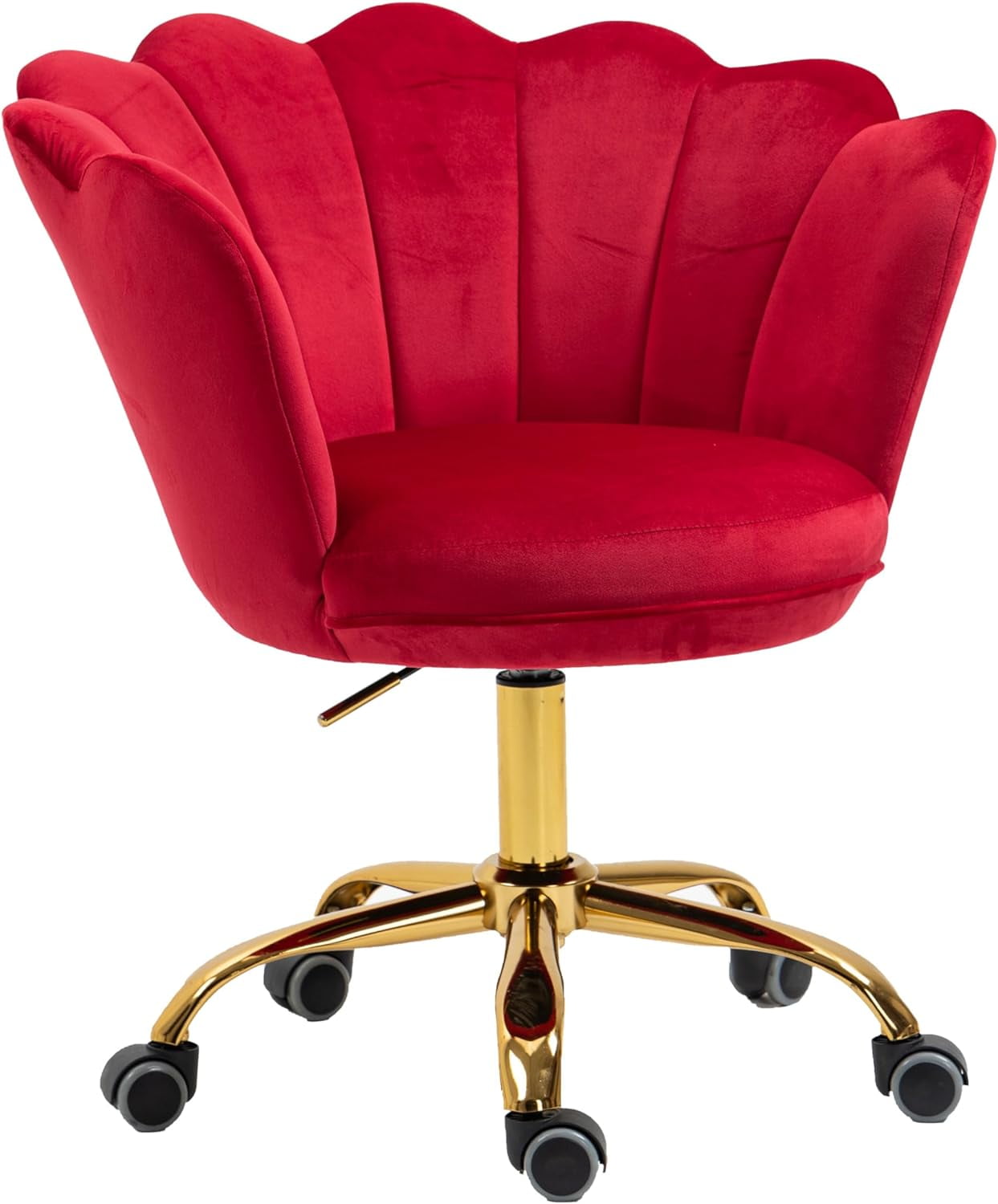 ZOBIDO Comfy Home Office Task Chair with Wheels, Cute Modern ...