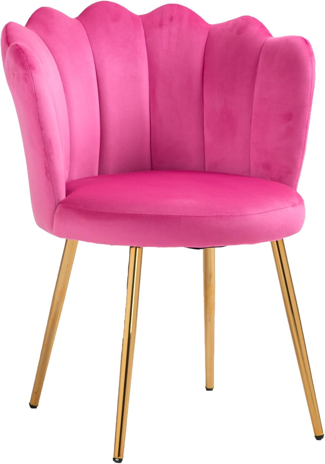 ZOBIDO Modern Velvet Chairs Upholstered Vanity Chairs for Bedroom ...