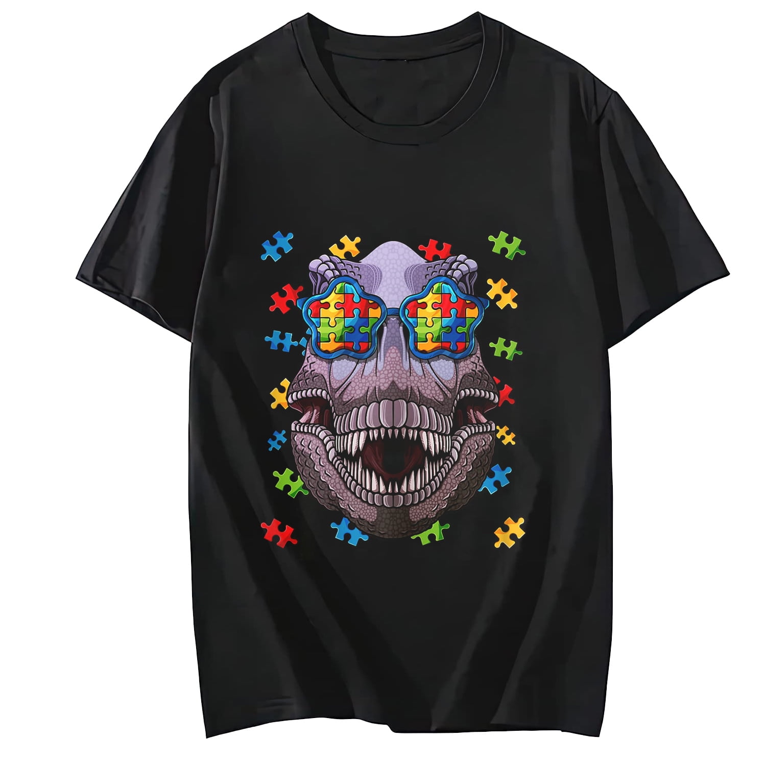 ZOCAVIA Autism Shirt Dinosaur Hobbyist Puzzle Sunglasses Graphics ...