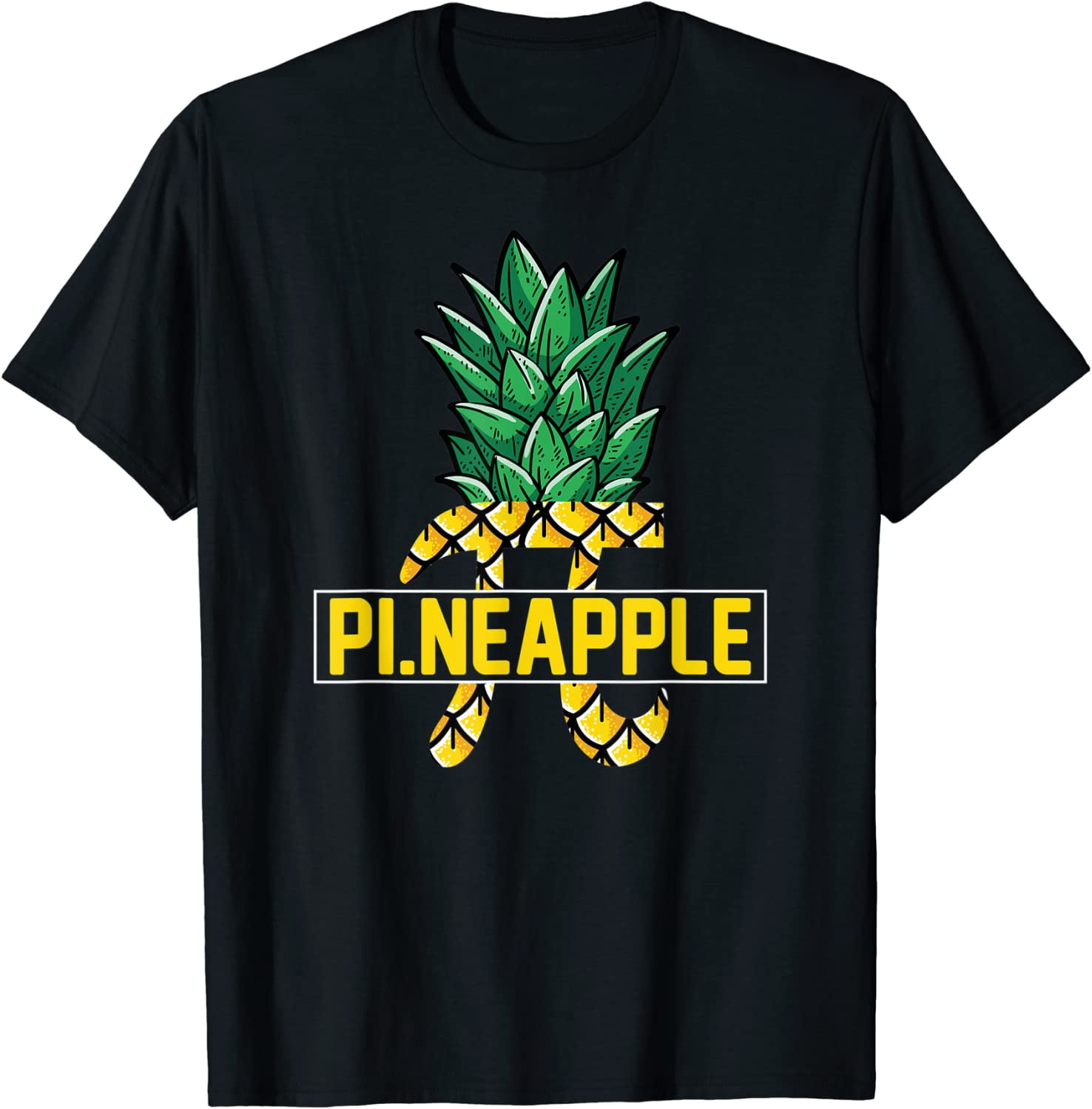 ZOCAVIA Pi Day Pineapple Shirt Math Lover Teacher 3.14 Number Symbol T ...
