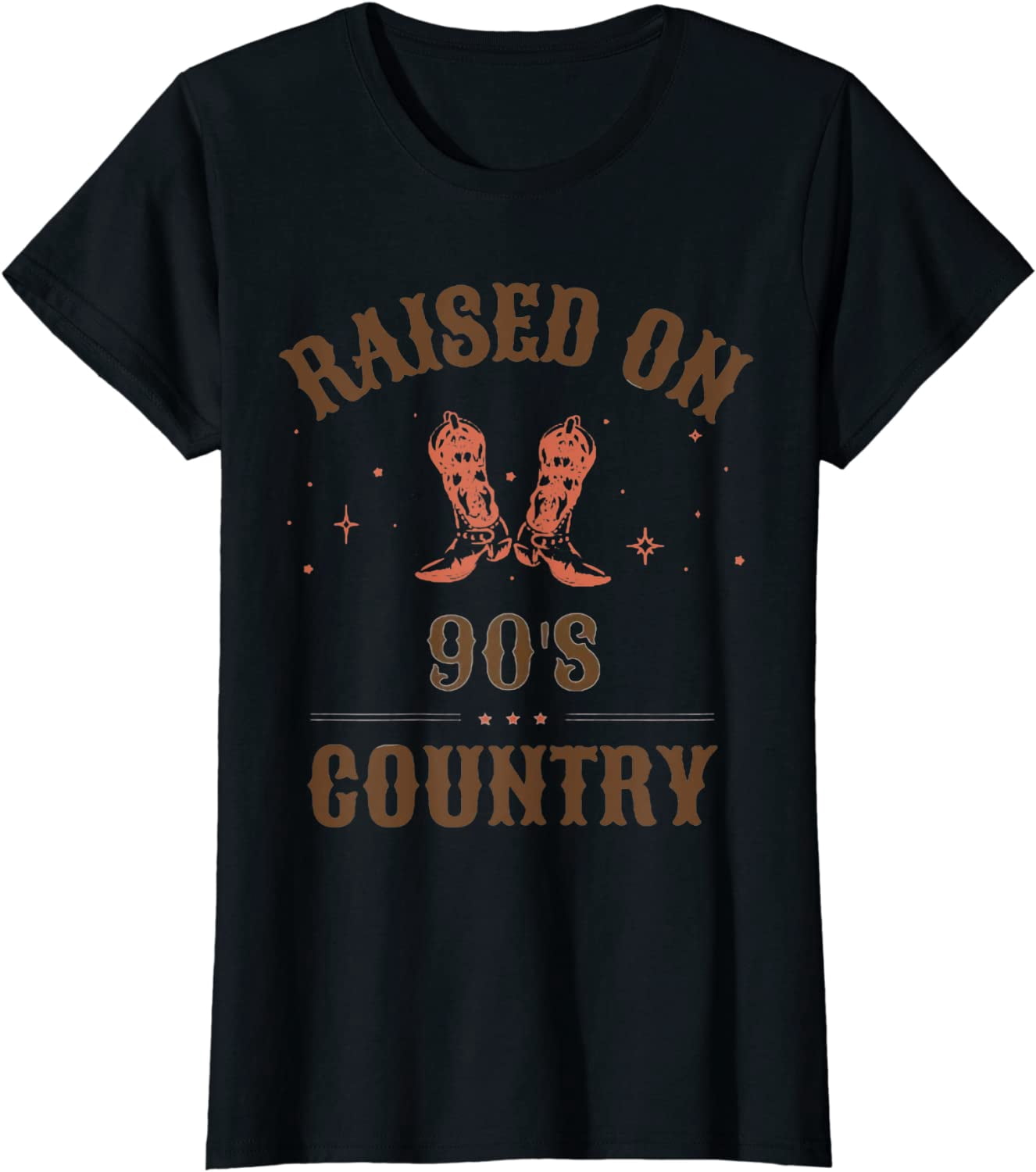 ZOCAVIA Shirts for Women Raised On 90s Country Retro Music Western ...