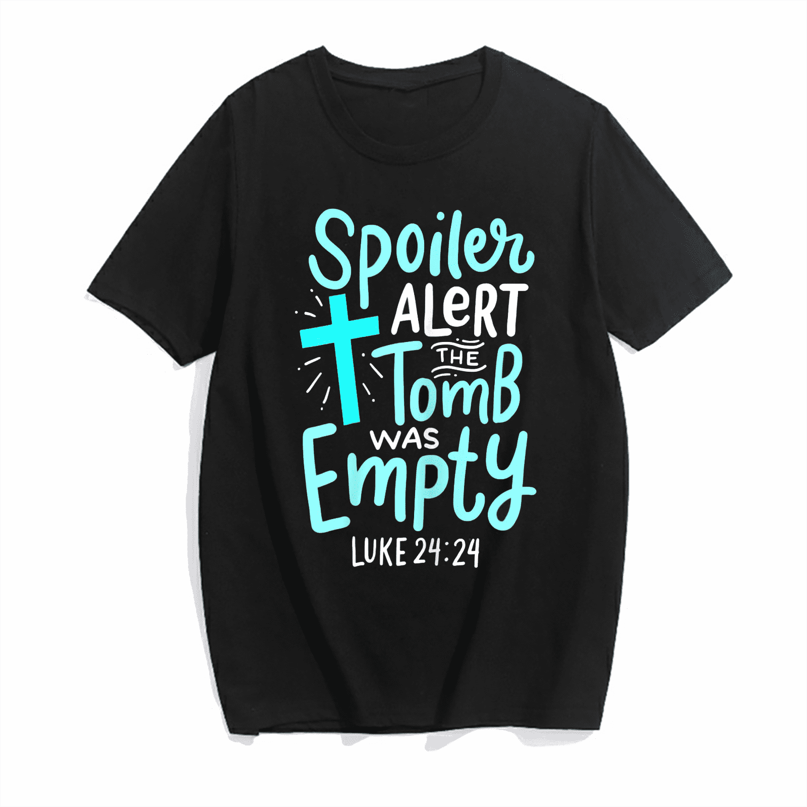 ZOCAVIA Tshirt fo Women Spoiler Alert Tomb Was Empty Easter Religious ...