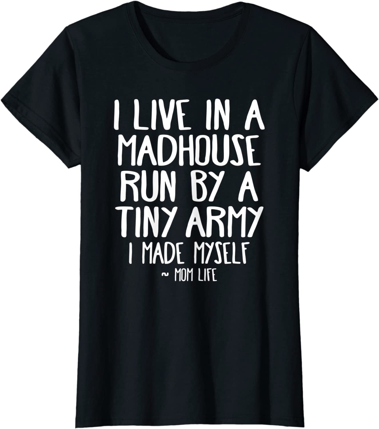 ZOCAVIA Women Live In a Madhouse Mom Life Son Mothers Day Birthday T-Shirt - Walmart.com