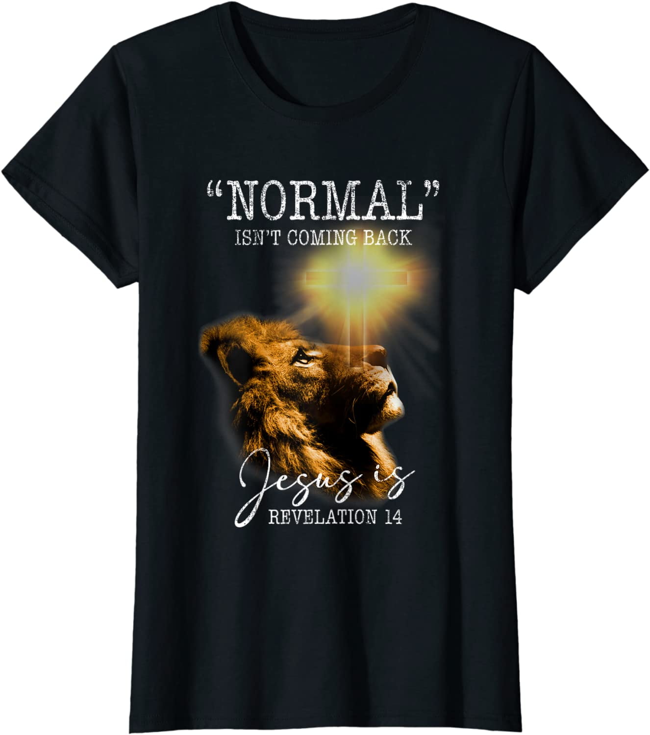 ZOCAVIA Women Shirt Normal Isn't Coming Back But Jesus Is Cross ...