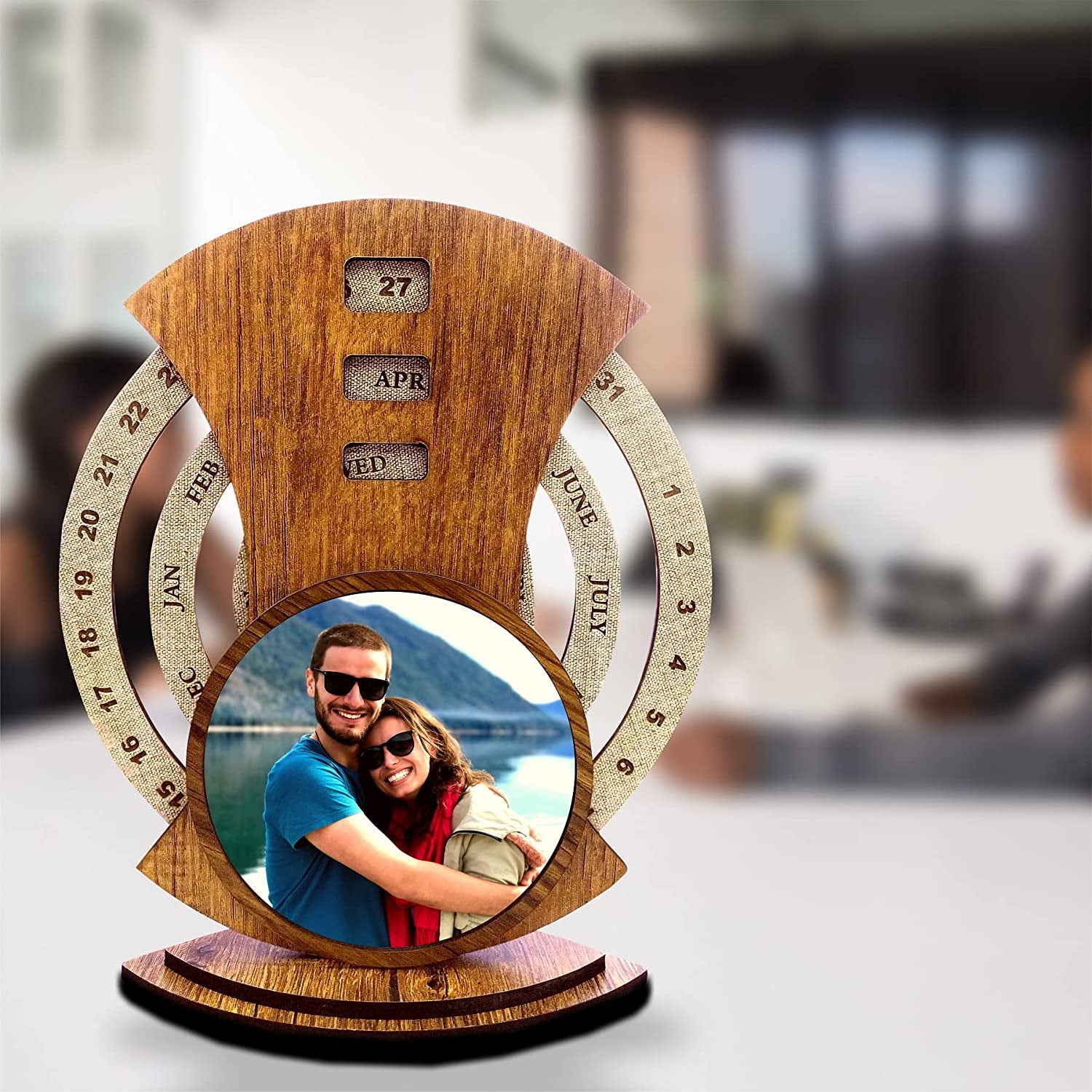 ZOCI VOCI Perpetual Calendar | Eternal Calendar with Insertable Photos ...