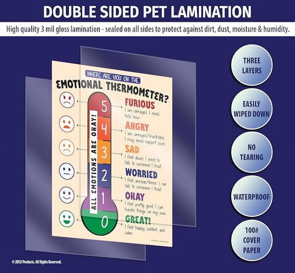 ZOCO Emotional Scale Poster — Calm Down Corner Supplies — Emotions ...