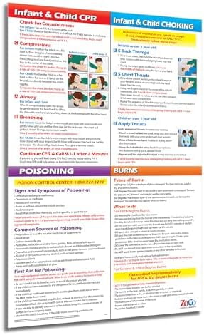 ZOCO – Infant & Child First Aid Posters (5-Pack) – Home Daycare ...