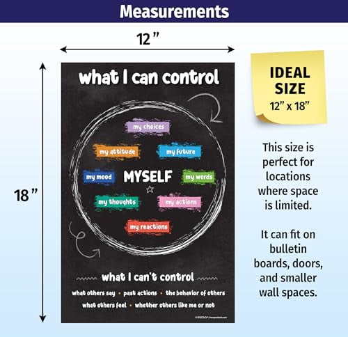 ZOCO Things I Can Control Poster — Mental Health Awareness, Growth ...