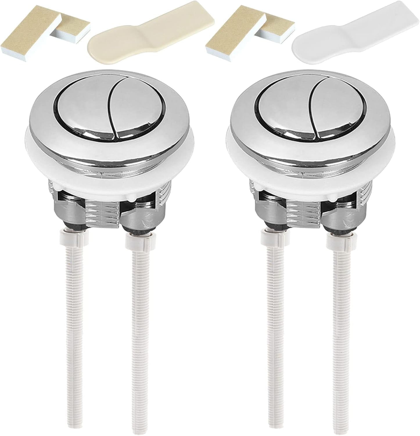 ZOCONE 2 Pack Universal Cistern Push Button, 38mm, Toilet Button Dual ...