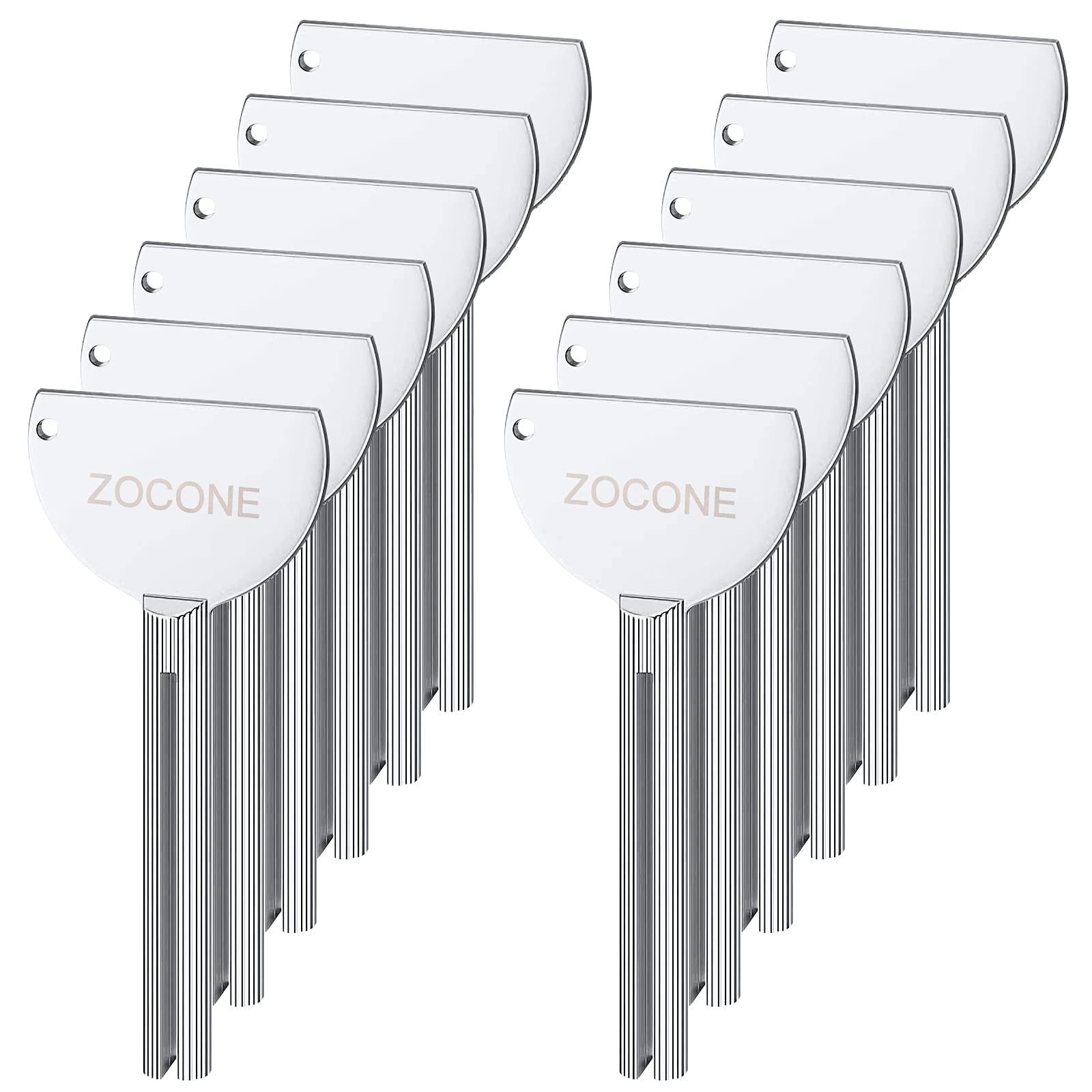 ZOCONE Toothpaste Squeezer, 12pcs Metal Tube Squeezer Key Stainless ...
