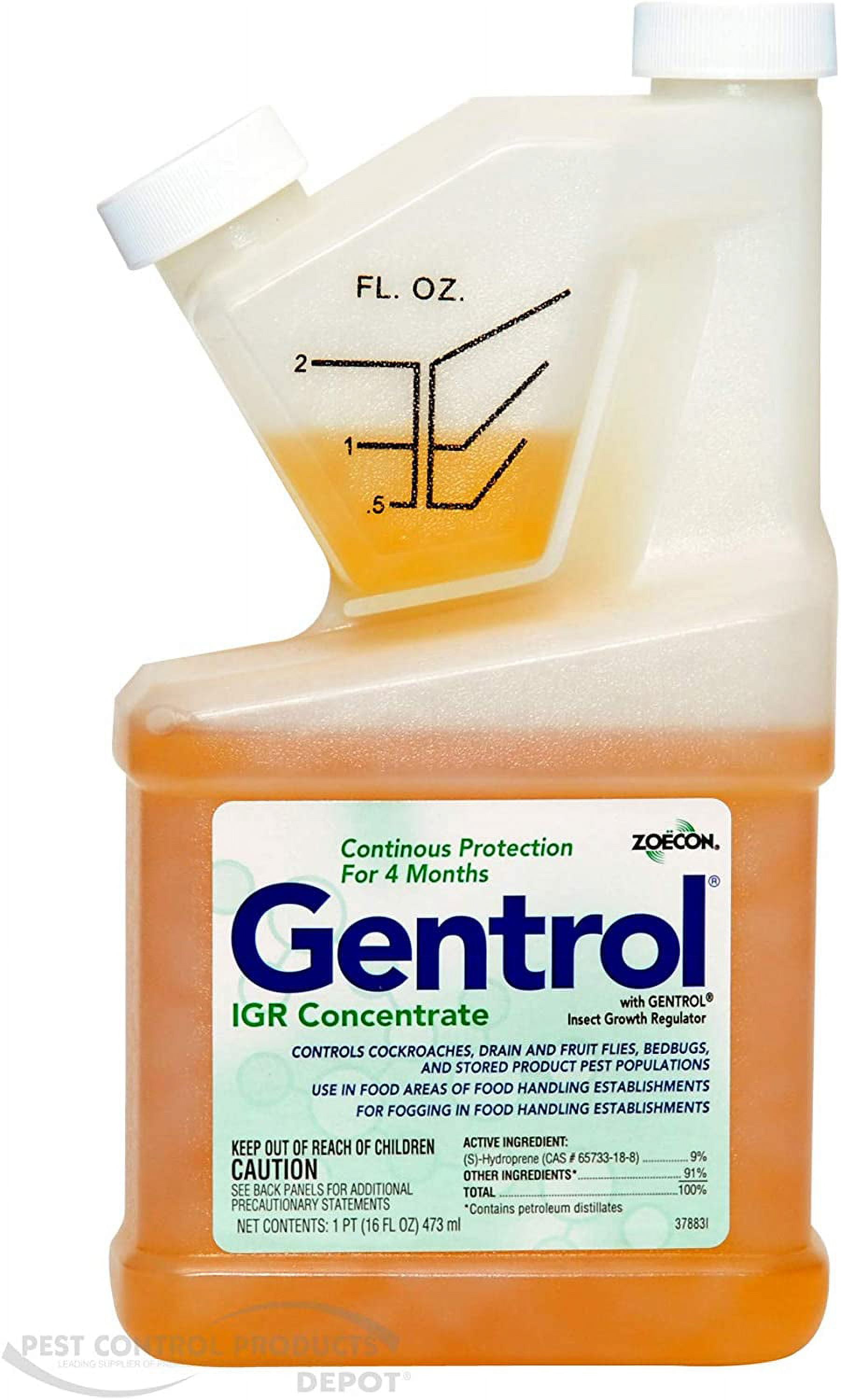 ZOECON 619907 Gentrol IGR Concentrate Insect Growth Regulator, 16 oz ...