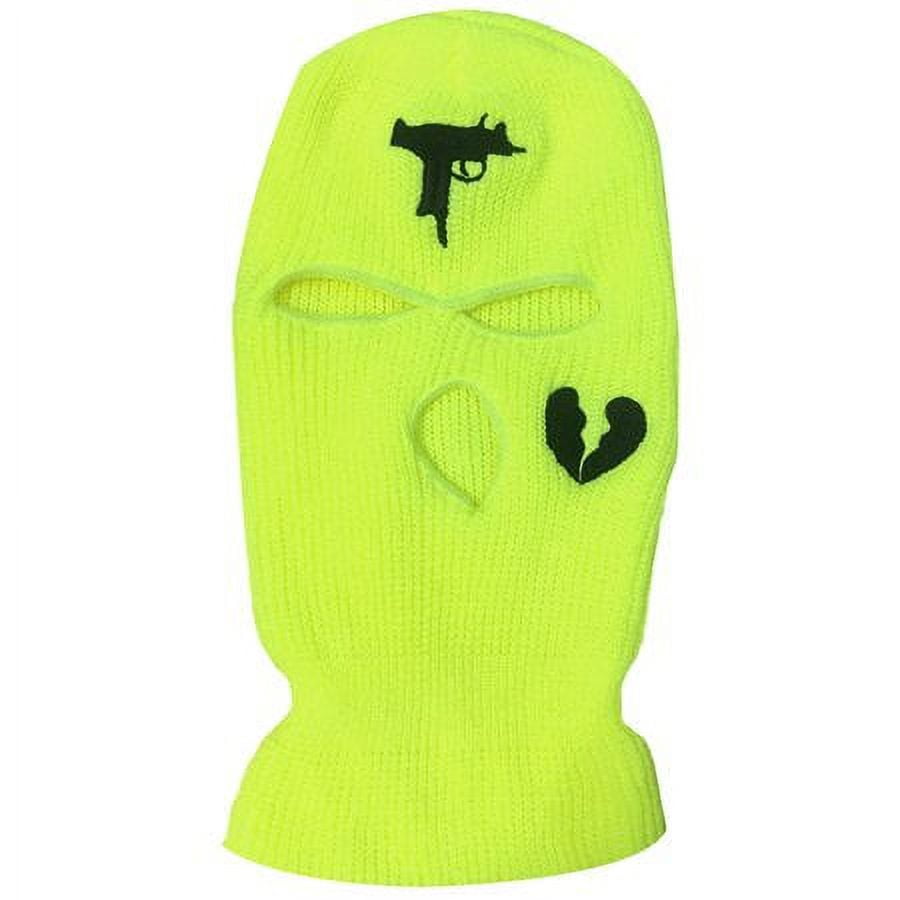 ZOELNIC 3-Hole Ski Mask Woolen Knitted Hat Winter Warm Outdoor Cycling ...