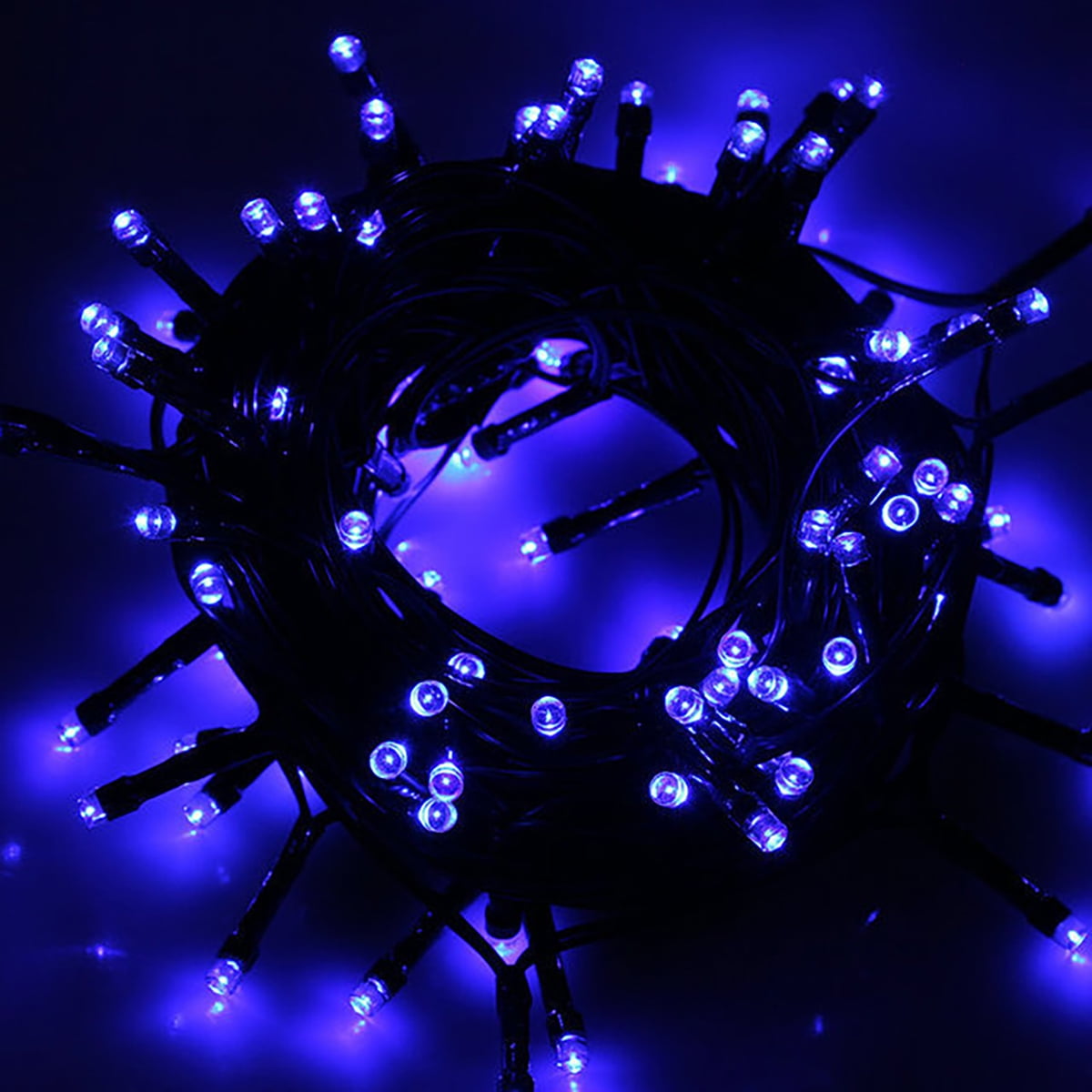 ZOELNIC 33ft 100 LED String Lights, Black Wire, 8 Modes, Waterproof ...