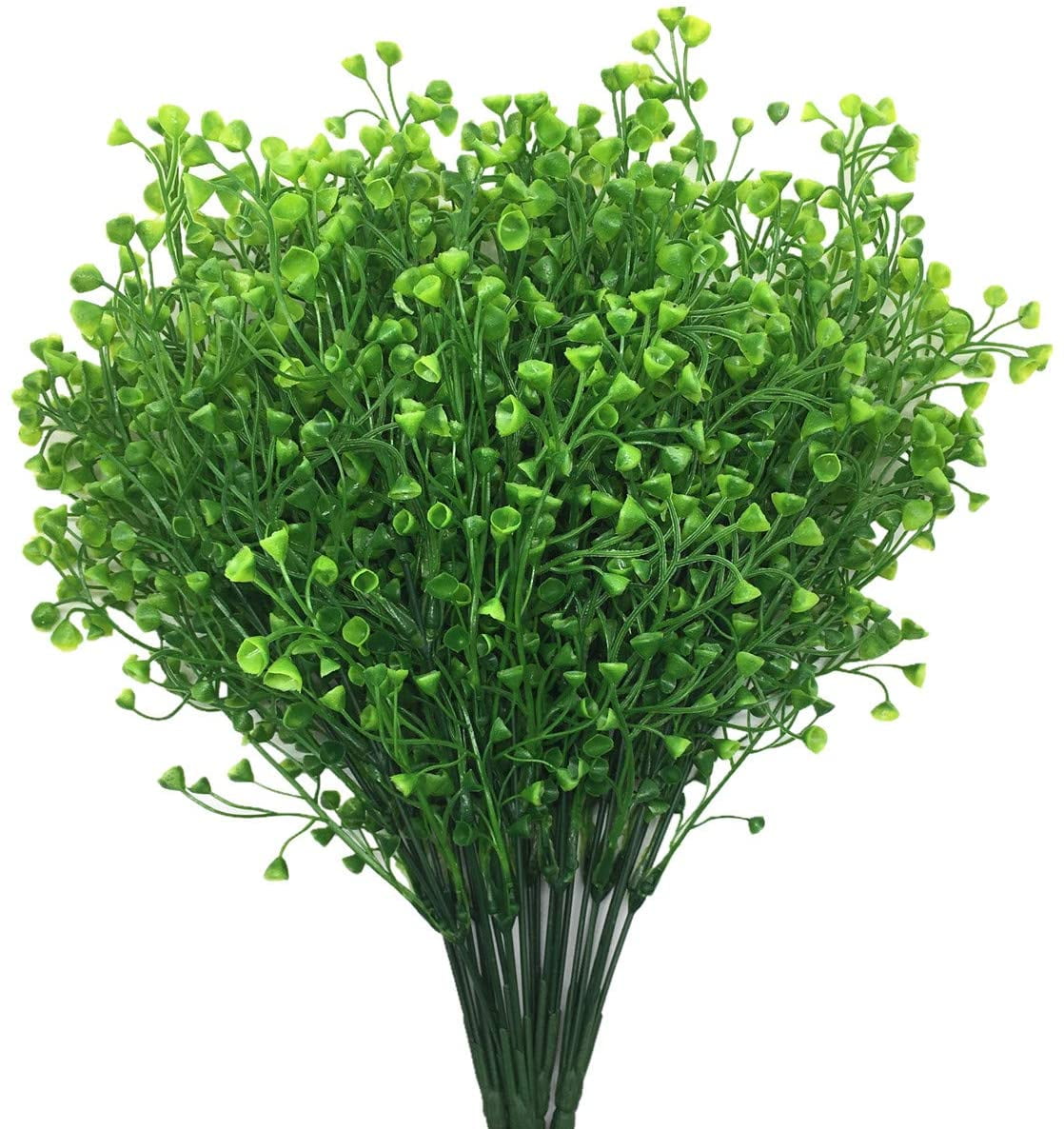 ZOELNIC Artificial Plants, 4pcs Fake Bell Grass Flowers Plastic ...