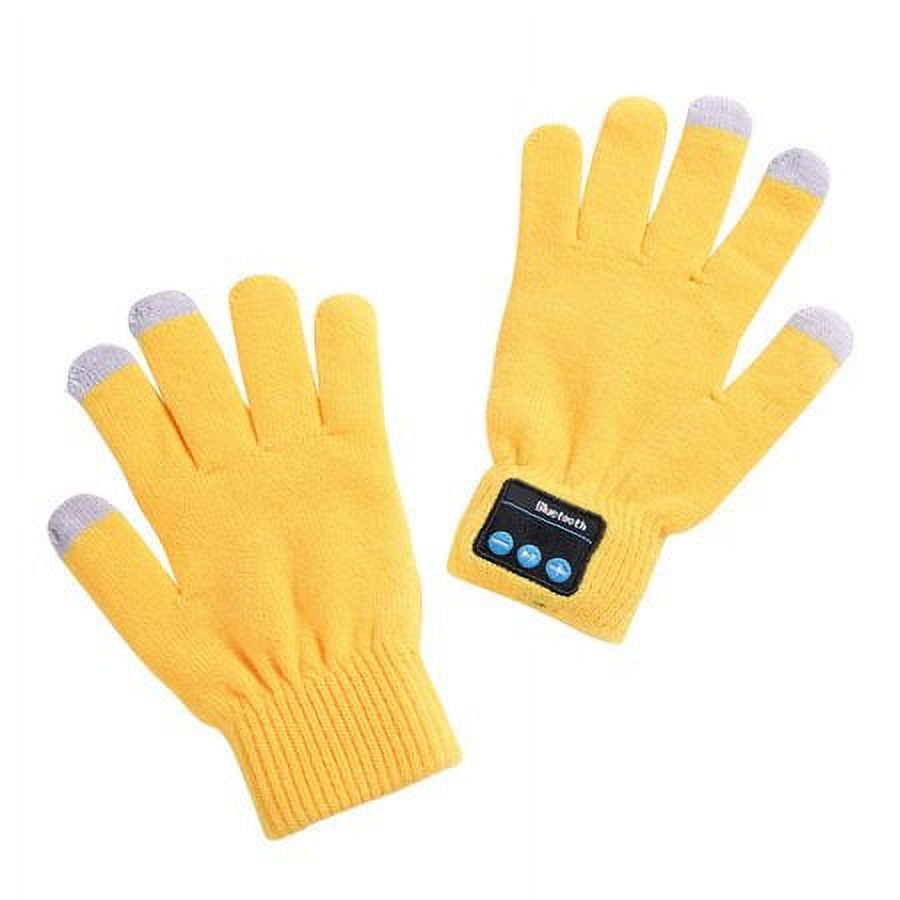 ZOELNIC Bluetooth Gloves Winter Warm Mittens Phone Call Music Screen ...