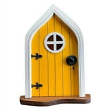 ZOELNIC Mini Elf Door, Miniature Fairy Gnome Home, Elf Home Door ...