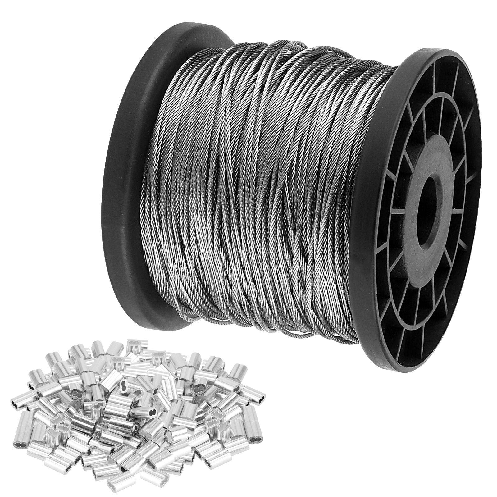 ZOENHOU 1/16 Inch x 328 Feet Stainless Steel Cable Wire Rope, 1.5mm ...