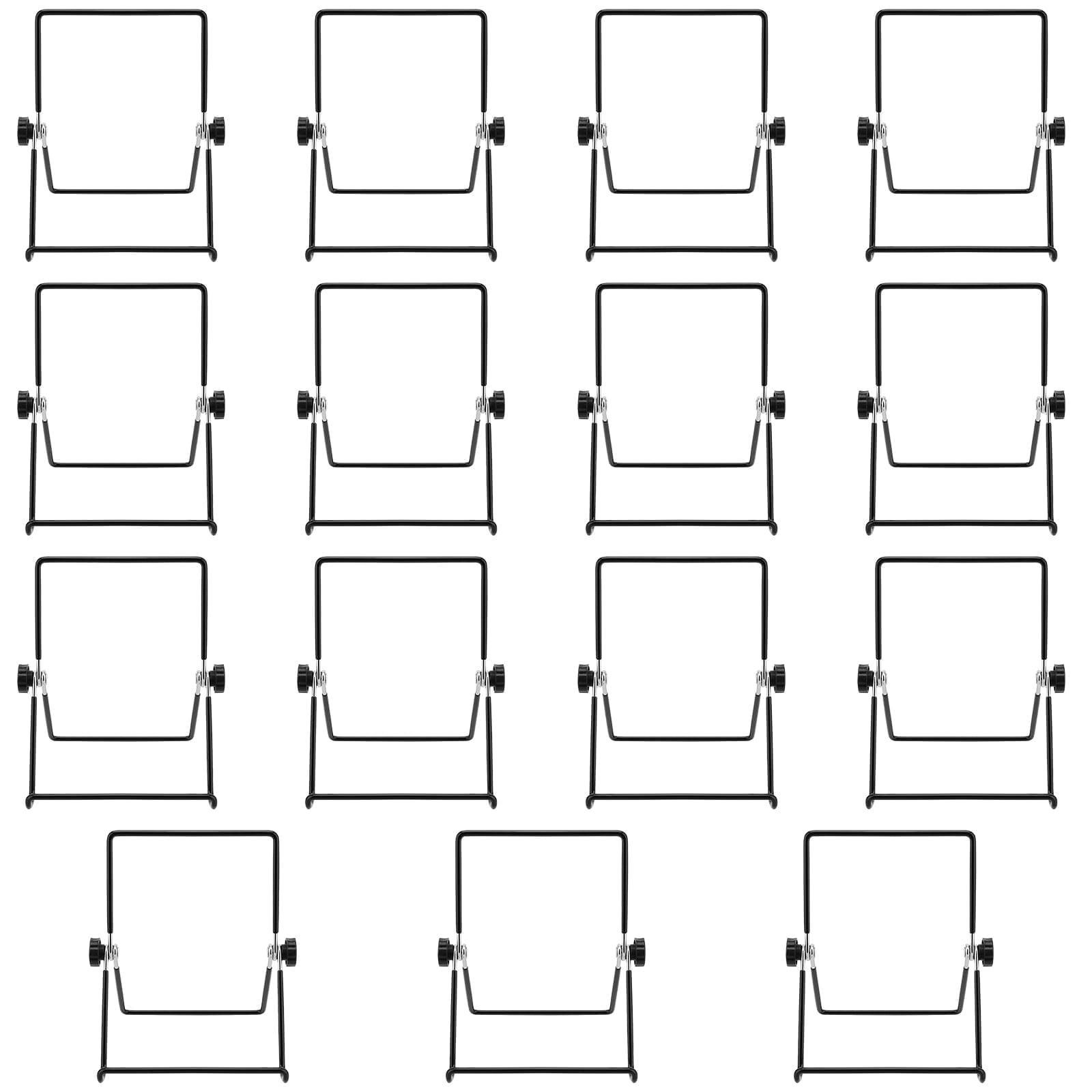 ZOENHOU 15 Pack Universal Adjustable Wire Display Easels, Foldable ...
