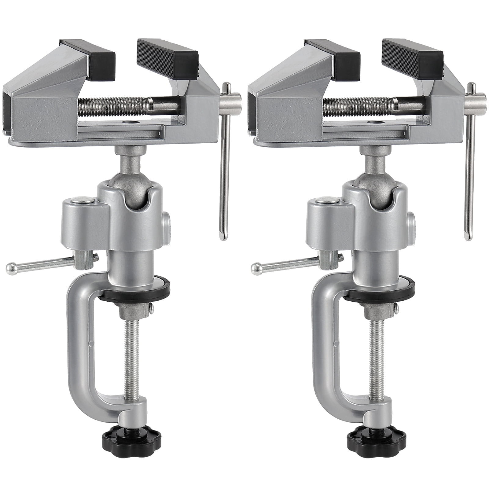 ZOENHOU 3 Inches Swivel Bench Vise, Universal Table Clamping Tool ...