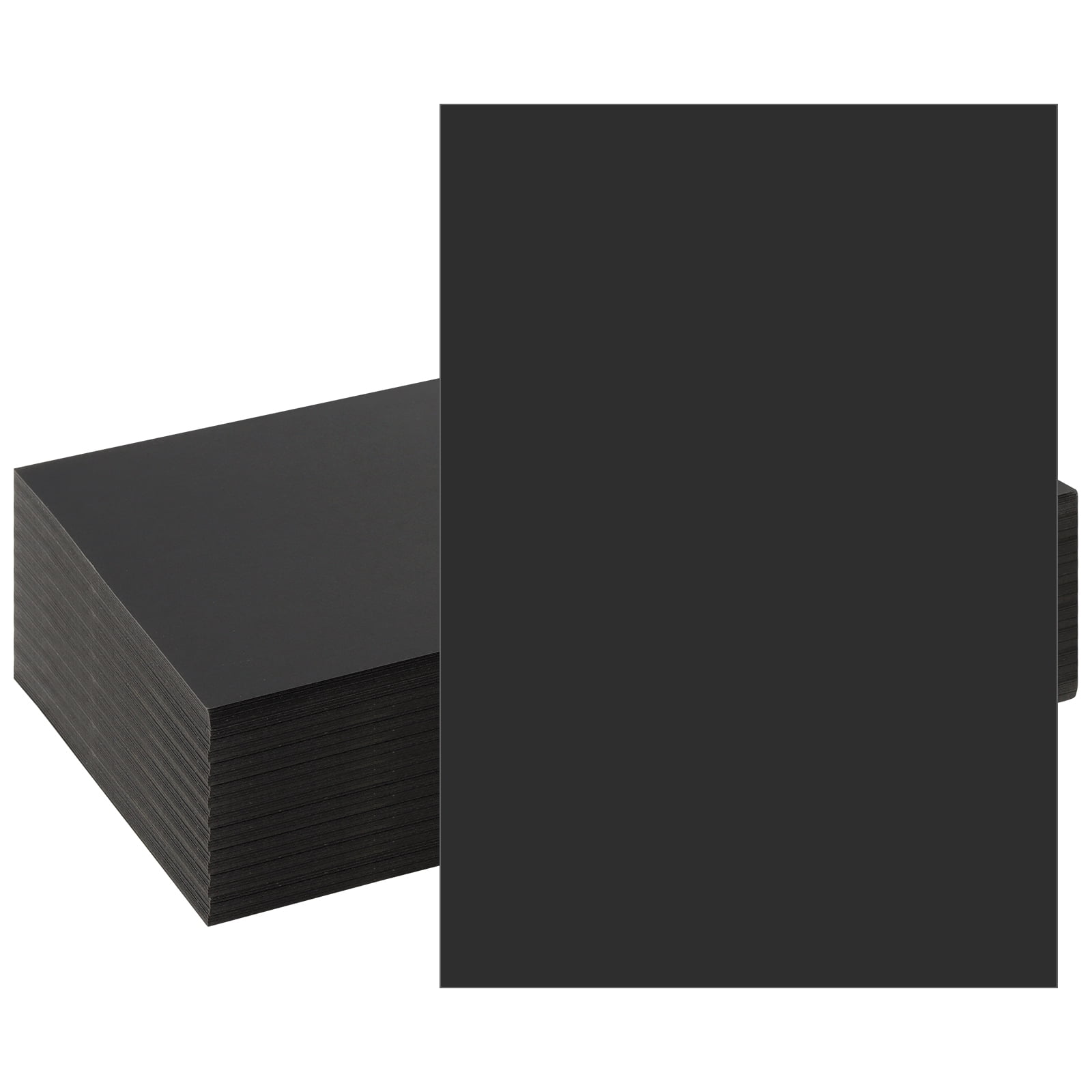 ZOENHOU 200 Pack A4 Black Cardstock Paper, 230gsm Black Construction ...