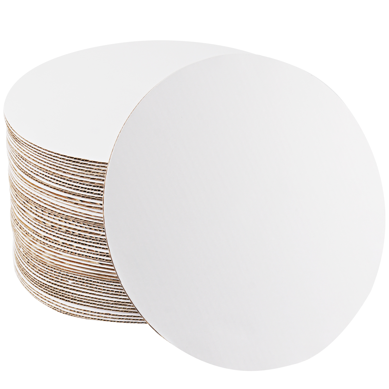 Way to Celebrate! Variety Size White Round Cake Boards, Paper Corrugate ...