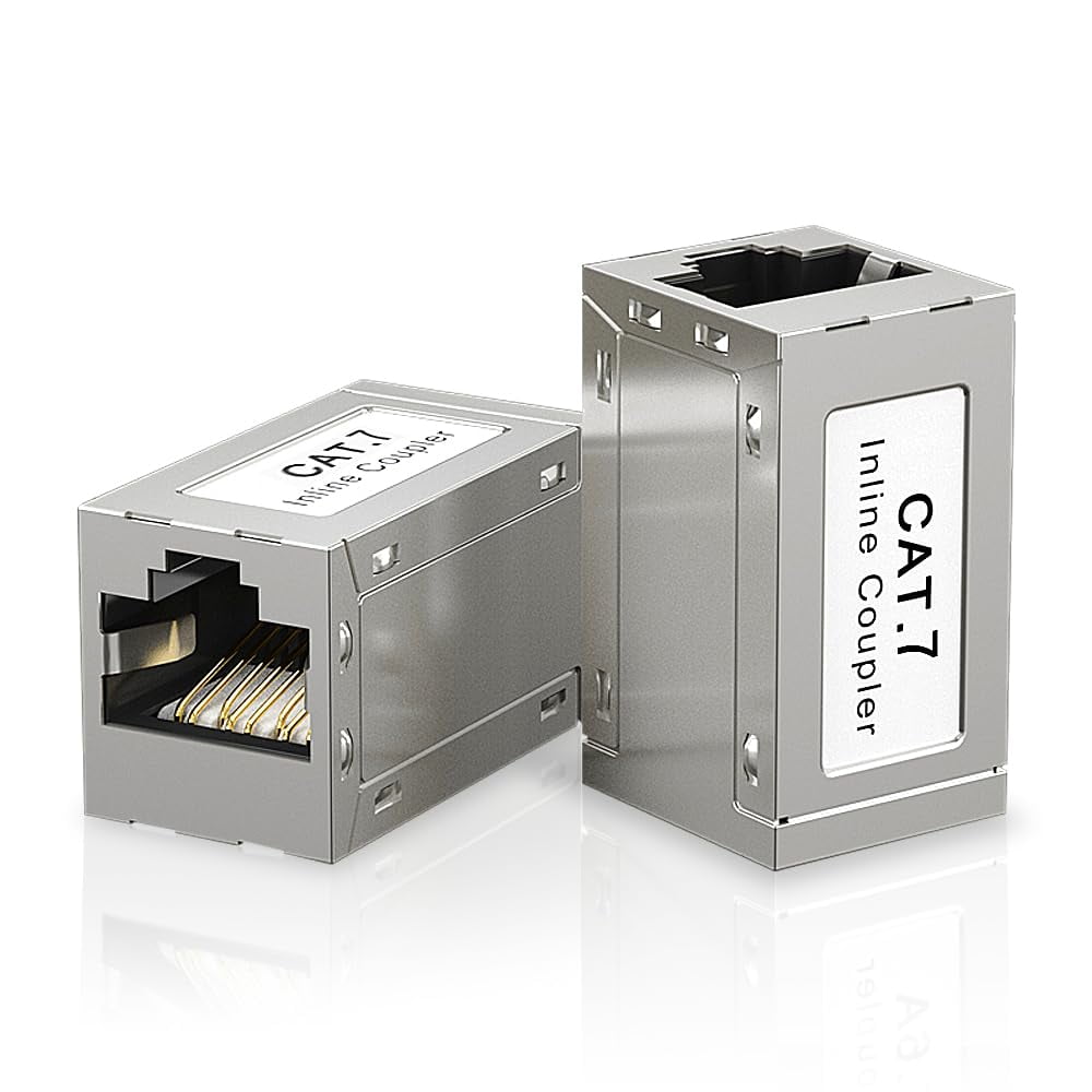 ZOERAX RJ45 Coupler Ethernet Extender 10Gbps, Cat7 Ethernet Coupler ...