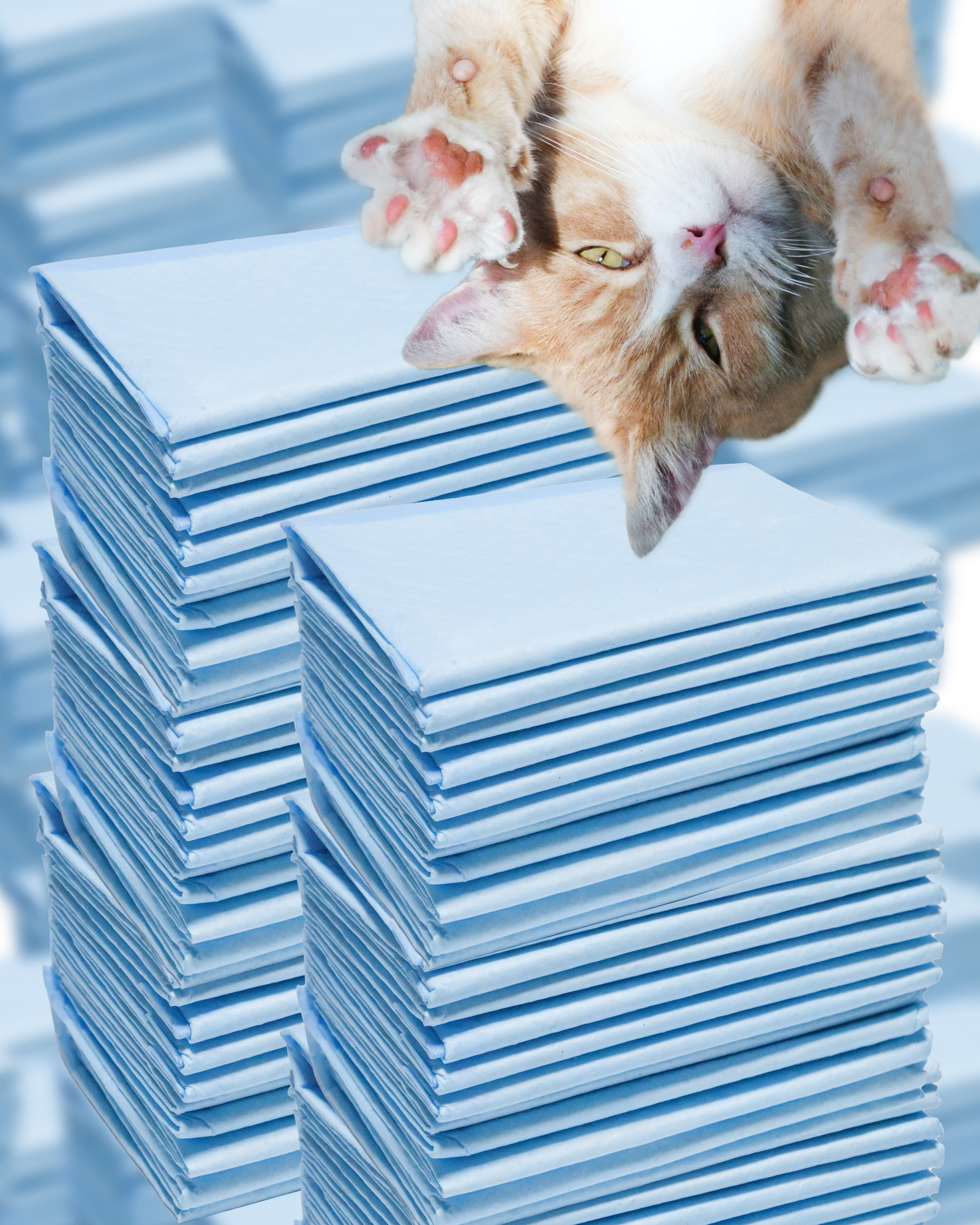 "ZOES HOMEWARE Extra Small 18""x13"" Pet Training Pads, Leak-Proof ...