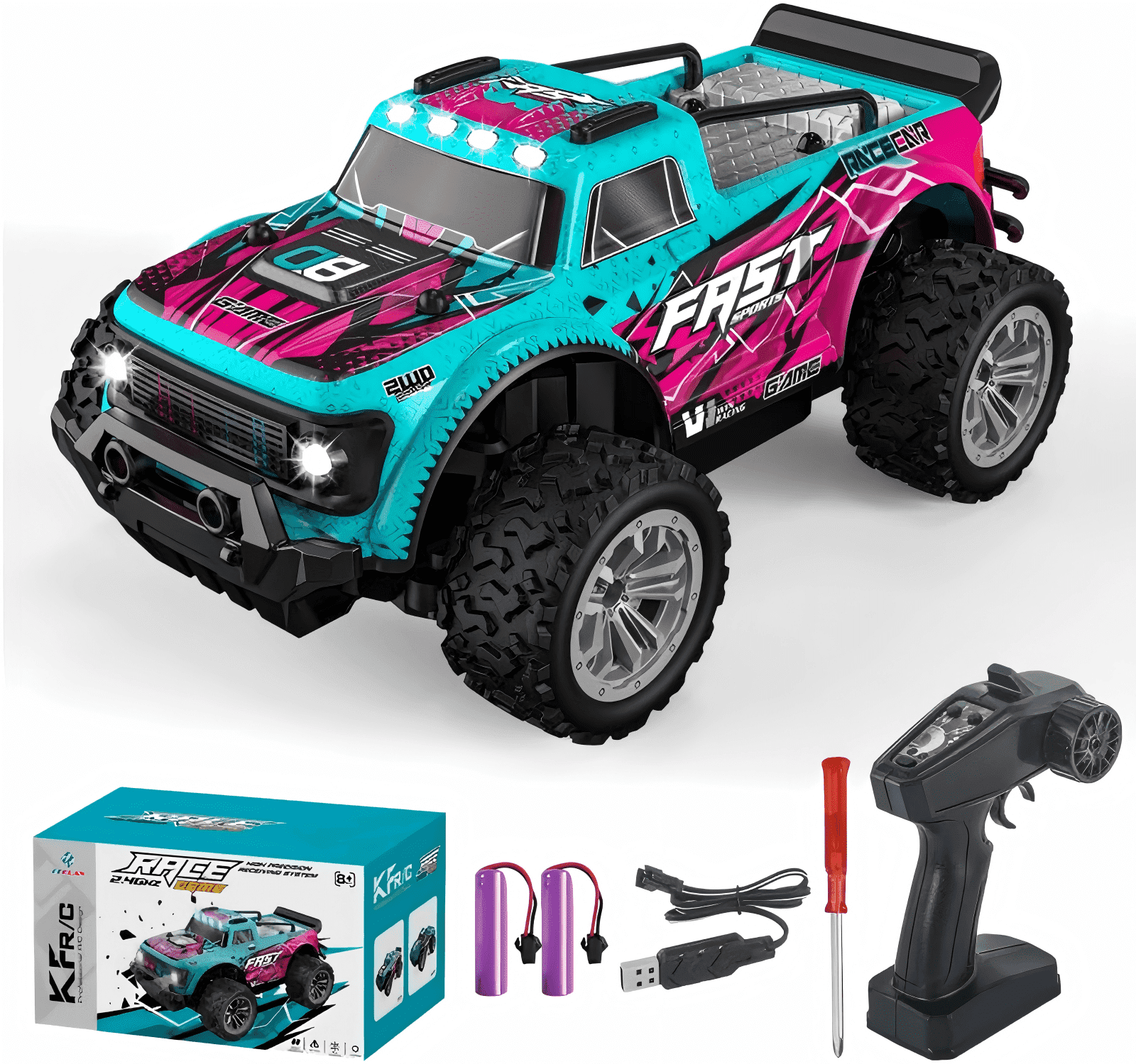 ZOGYMOZ 1:20 High Speed RC Car, Remote Control Car for 6+ Year, 20KM/H ...