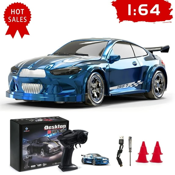 ZOGYMOZ 1:64 RC Drift Cars, Mini RC Car for Kids, 2.4GHz 4WD High Speed ...