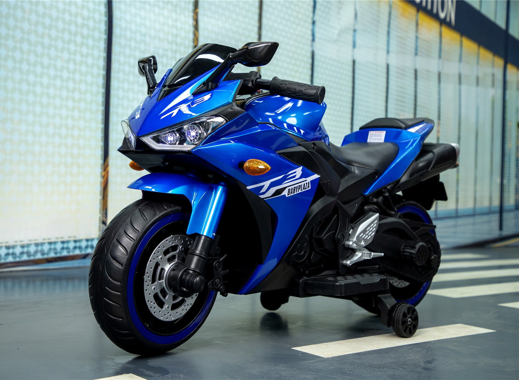 ZOGYMOZ Kid Motorcycle,12V Kids Electric Motorcycle with Training Wheels,Ride On Motorbike ...