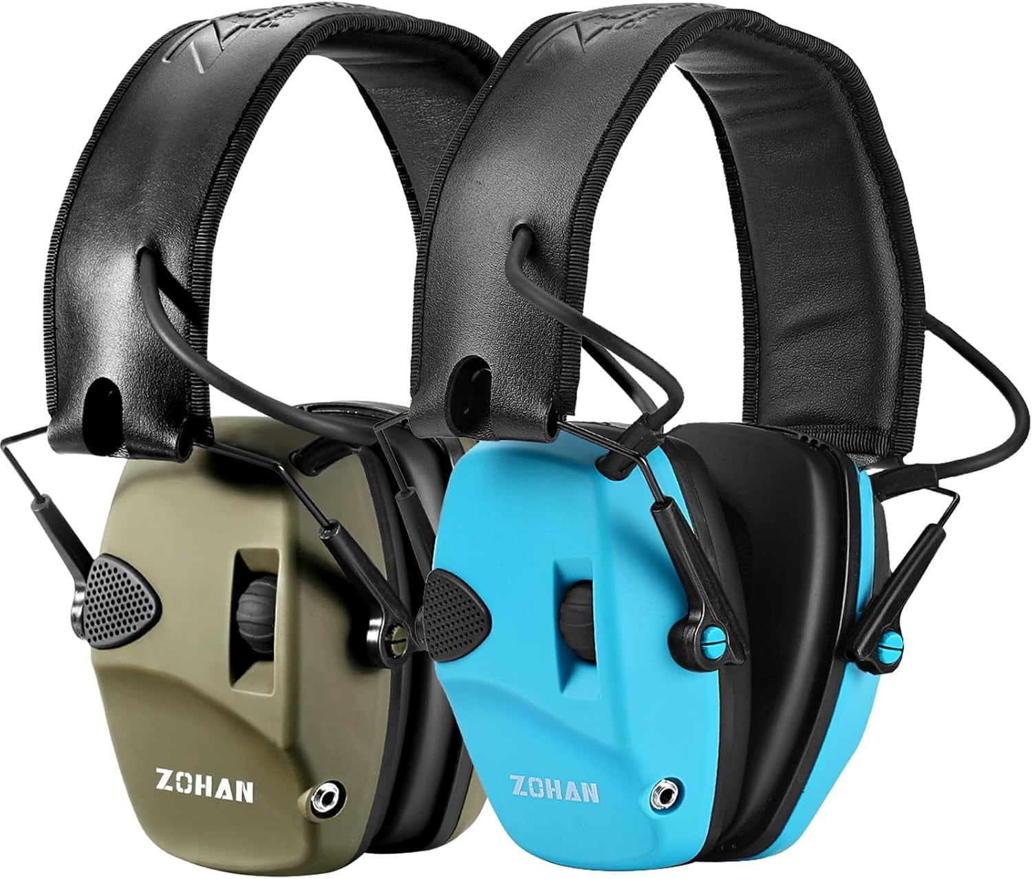 ZOHAN Electronic Shooting Ear Protection with 4X Sound Amplification ...